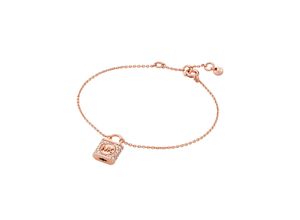 4064092204360 - Armband MICHAEL KORS PREMIUM SCHLOSS MKC1631AN Armbänder Gr Silber 925 (Sterlingsilber) rosegold (roségoldfarben kristallweiß kristallweiß) Damen Trachtenmode mit Zirkonia (synth)