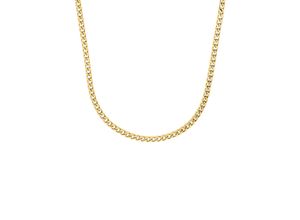 4056867038362 - Collier SOLIVER 2033931 Halsketten Gr Edelstahl Länge 60 cm Breite 5 mm gelb (gelbgoldfarben) Herren Ketten ohne Anhänger