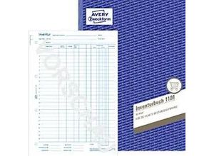 4004182011010 - AVERY Zweckform Inventurbücher Inventurbuch Inventurbuch A4 50Bl 1101 DIN A4 1x 50 Seiten