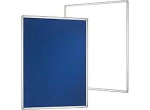 4016946207683 - Whiteboard Magnetisch Wandmontage 150 (B) x 120 (H) cm Aluminium Blau Weiß