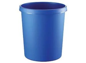 4012086052503 - helit Papierkorb aus Polyethylen Volumen 18 l HxØ 320 x 310 mm blau VE 15 Stk