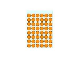 4008705018647 - HERMA Markierungspunkte Etiketten 1864 Orange Ø 13 mm 5 Blatt à 48 Etiketten