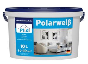 4066056000438 - Premium Polarweiss Innenfarbe Wandfarbe Deckenfarbe Profi Farbe Weiß