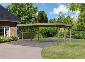 4010090615844 - Carport doppelt Classic 1 A PVC Dachkdi 590x482x234