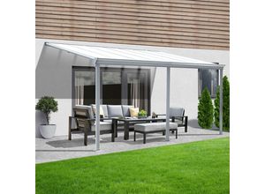 4058166005809 - HOME DELUXE Terrassenüberdachung SOLIS - 557 x 303 x 226   278 cm Weiß