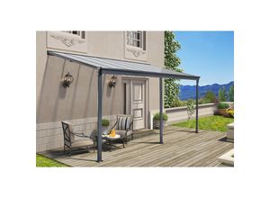 4058166024817 - HOME DELUXE Terrassenüberdachung SOLIS - 312 x 303 x 226   278 cm Grau