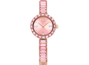 9009656798904 - Quarzuhr SWAROVSKI MATRIX BANGLE Armbanduhren goldfarben (roségoldfarben rosa) Damen Armbanduhr Damenuhr analog Swarovski-Kristalle Swiss Made