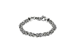 4006046338387 - Armband ZEEME Silber 925 poliert Königskette 6mm breit Armbänder Gr 21cm Silber 925 (Sterlingsilber) weiß