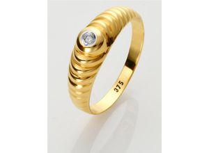 4102760000996 - Fingerring LADY Fingerringe Gr 16 Metall-Metall goldfarben (gelbgold 375) Damen Fingerringe