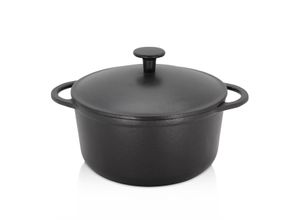 4006776061746 - Fleischtopf Eisenguss Fleischtopf mit Deckel RUSTICA 20 cm Gusseisen (1-tlg) für Induktions-Kochfelder geeignet schwarz