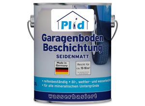 4066056001046 - Garagenbodenbeschichtung Größe 25l Farbe Silbergrau - Silbergrau - Plid