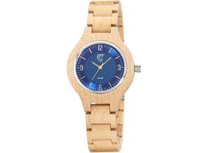 4260503039679 - Solaruhr Osoyoos Wood ELW-12128-32Set Armbanduhren beige (natur) Damen Solaruhren Armbanduhr Damenuhr