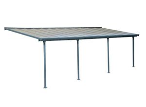 7290103122799 - Palram Canopia Feria Terrassenüberdachung anthrazit 730x295x260-305 cm (LxBxH)