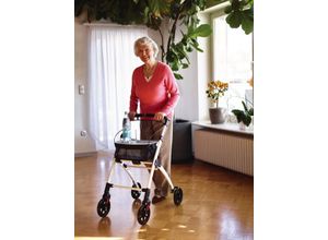 4006956104553 - RIDDER Wohnraum-Rollator Pit weiß Aluminium   Nylon