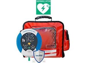 4260301056946 - Erste-Hilfe-Wandtasche MedX5 mit Defibrillator SAM360P & Befüllung nach DIN 13157