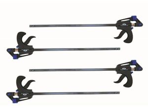 4060873172811 - Vago-tools - Einhandzwinge Schraubzwingen Spannzwinge 100 150 300 450 mm 8 tlg Set