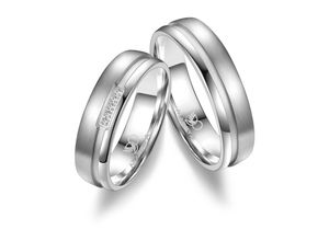 4069415297470 - Trauring MARRYA MARRYA Silber Ringe Trauringe Eheringe Partnerringe Fingerringe Gr 48 Silber 925 (Sterlingsilber) silberfarben (herren ring silber) Damen