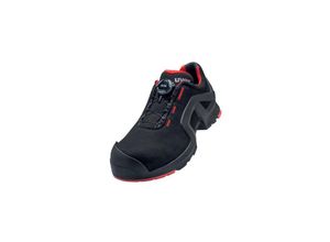 4031101771038 - uvex 6567 6567239 Sicherheitshalbschuh S3 Schuhgröße (EU) 39 Schwarz Rot 1 Paar