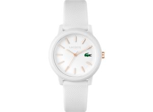 7613272459709 - Quarzuhr LACOSTE LACOSTE 1212 LADIES 2001211 Armbanduhren weiß Damen Armbanduhr Damenuhr Mineralglas analog Silikonarmband