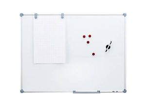 4002390031660 - Whiteboard 2000 MAULpro weiß beschichtet magnethaftend B 1200 x H 900 mm + 9-teiliges Zubehör-Set