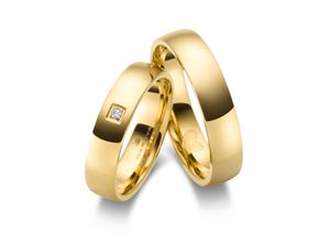 4069415291225 - Trauring MARRYA MARRYA Edelstahl Ringe Trauringe Eheringe Partnerringe Fingerringe Gr 48 Edelstahl goldfarben (damen ring gold) Damen