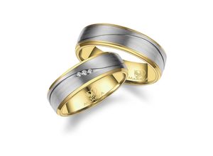 4069415314627 - Trauring MARRYA MARRYA Titan Ringe Trauringe Eheringe Partnerringe Fingerringe Gr 48 Titan silberfarben (damen ring silber gold) Damen