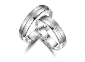 4069415299559 - Trauring MARRYA MARRYA Silber Ringe Trauringe Eheringe Partnerringe Fingerringe Gr 48 Silber 925 (Sterlingsilber) silberfarben (herren ring silber) Damen