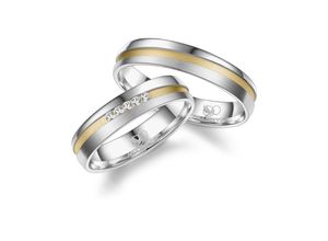 4069415300842 - Trauring MARRYA MARRYA Silber Ringe Trauringe Eheringe Partnerringe Fingerringe Gr 48 Silber 925 (Sterlingsilber) silberfarben (damen ring silber gold) Damen