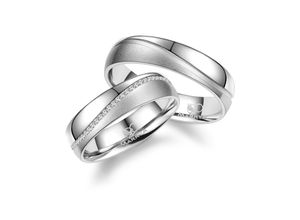 4069415339330 - Verlobungsring MARRYA MARRYA Silber Ringe Trauringe Eheringe Partnerringe Fingerringe Gr 48 Silber 925 (Sterlingsilber) silberfarben (herren ring silber) Damen