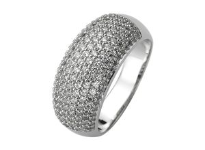 4061861144117 - Fingerring JOBO Fingerringe Gr 50 Silber 925 (Sterlingsilber) silberfarben (silber 925 weiß) Damen Fingerringe 925 Silber mit 158 Zirkonia