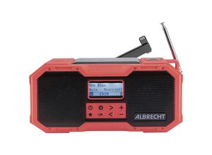 4032661279118 - DR 112 Outdoorradio DAB+ UKW Notfallradio USB Bluetooth® Akku-Ladefunktion Handkurbel Solarpanel spritzwassergeschützt stoßfest Taschenlampe