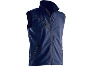 7319440677356 - Jobman J7502-dunkelblau-L Softshell Weste Softshell Jacket Light Kleider-Größe L Dunkelblau