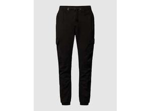 4053838118221 - Cargohose Herren CARGO JOGGING PANTS TB1268 Schwarz Black