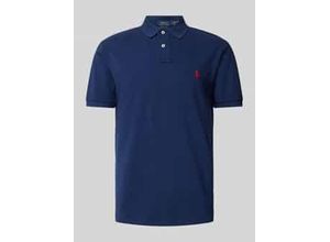 3615738823851 - Slim Fit Poloshirt mit Label-Stitching