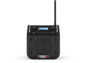 8719689465193 - DABPRO Baustellenradio DAB+ UKW AUX Bluetooth® stoßfest spritzwassergeschützt staubdicht Schwarz