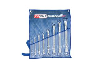 4042146224830 - Kstools - ks tools CHROMEplus Doppel-Ringschlüssel-Satz gekröpft 6-tlg ( 5183120 )