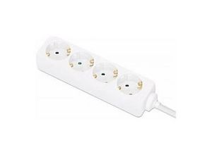 0766623167802 - Power Distribution Unit EU (2-pin) x4 gang output 2m cable 16A White Extension Lead PDU Power Strip Three Year Warranty - Steckdosenleiste - AC 220-250 V - 3680 Watt - Eingabe Eingang Typ F - Ausgangsanschlüsse 4 (Typ F)