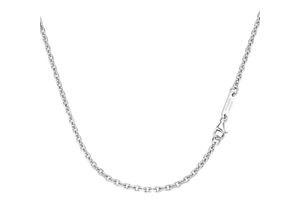 4007810168612 - Silberkette GIORGIO MARTELLO MILANO Ankerkette diamantiert massiv Silber 925 Halsketten Gr 50 cm Silber 925 (Sterlingsilber) silberfarben (silber) Damen Silberketten