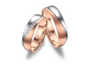 4069415348943 - Verlobungsring MARRYA MARRYA Titan Ringe Trauringe Eheringe Partnerringe Fingerringe Gr 48 Titan rosegold (damen ring silber rosé) Damen