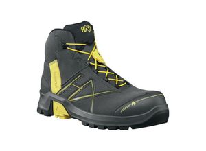 4044465473487 - - Sicherheitsstiefel connexis Safety+ Größe 7 (41) grau gelb S3 en iso 203452011 Veloursleder Textil 20-22