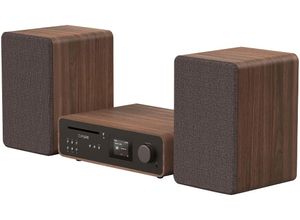 0759454301309 - PURE Lautsprechersystem Classic Stereo Lautsprecher schwarz (kaffeeschwarz walnuss)