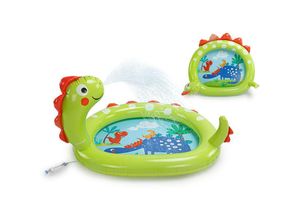 6941057422640 - - Aufblasbarer Kinderpool Fontaine Dinosaurier - 1 -09 x 0 -66 x 1 -19 m Mehrfarbig