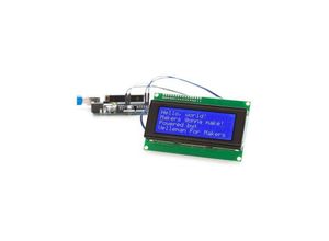 5410329725532 - I²C 20x4 lcd-modul für arduino® - blaue hintergrundbeleuchtung - Whadda