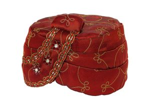 4058896086826 - Orientalischer Turban rot