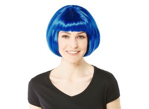 4015101130071 - Bob-Perücke dunkelblau 4015101130071 - Bob-Perücke dunkelblau