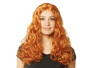 4015101173788 - Locken-Perücke Lara kupfer