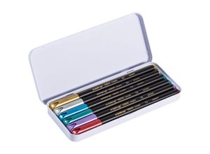 4004764926275 - Colorpen 4-1200-6 4-1200-6 Gold Silber Rot Blau Grün Violett Rundform 1 - 3 mm 6 St (4-1200-6)