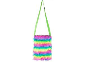 4260362025516 - Tasche Plüsch neon-bunt