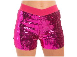 8714438592090 - Pailletten-Hotpants pink