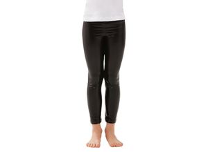 4015101537214 - Leggings aus Stretchlack für Kinder schwarz 4015101537214 - Leggings aus Stretchlack für Kinder schwarz